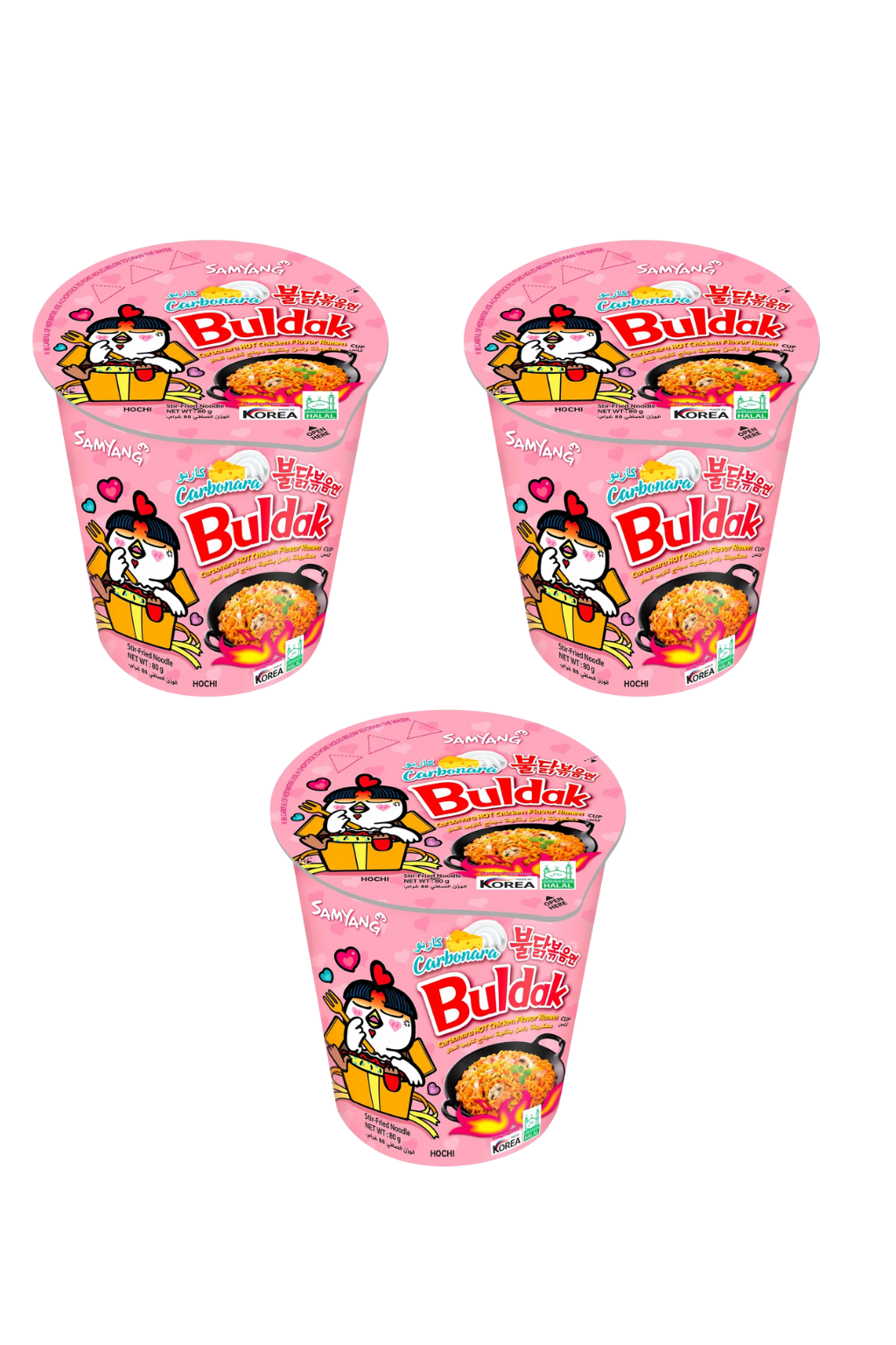 samyang Buldak Carbonara Hot Chicken Flavor Ramen 80 gr x3 (CUP ...